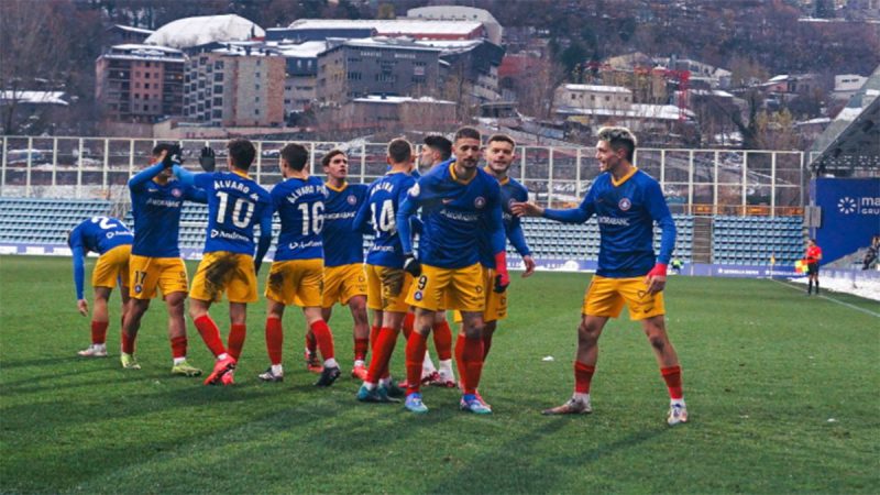 El FC Andorra en Play-off tras su victoria llena de goles ante Osasuna ...
